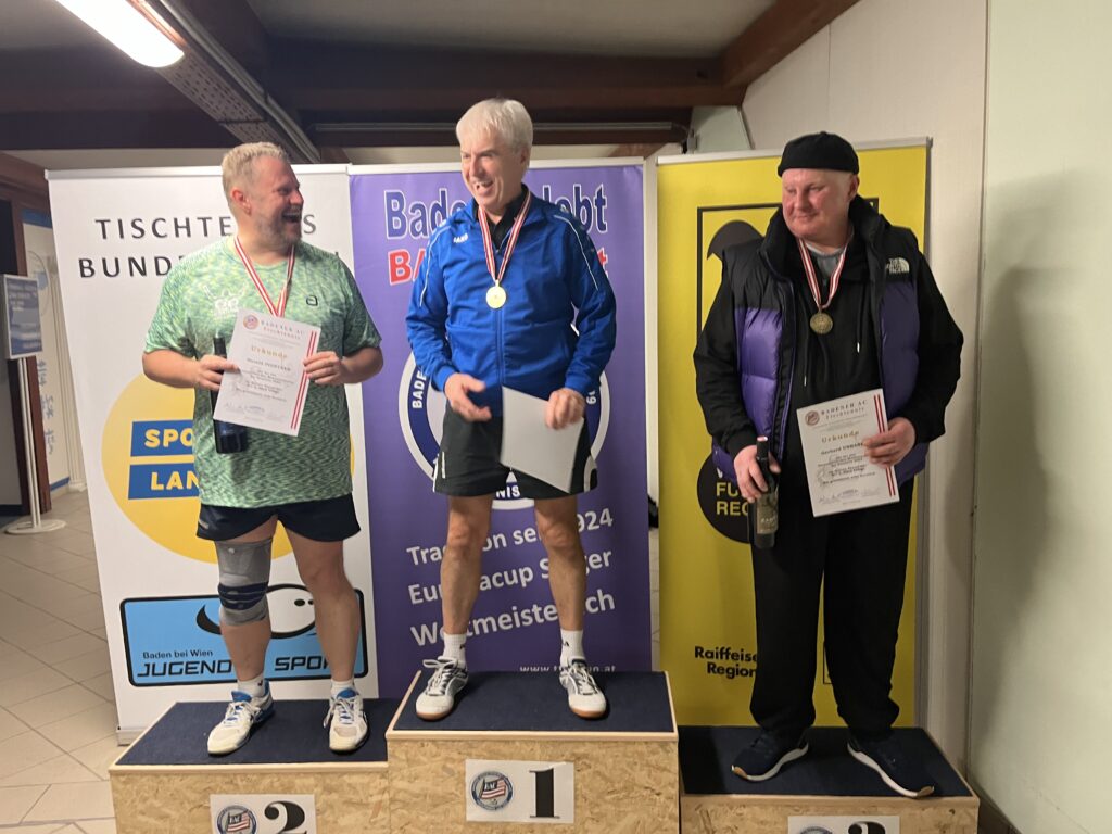 Helmut Schwarz ist österreichischer Meister 60 plus! | TTC Feldkirchen